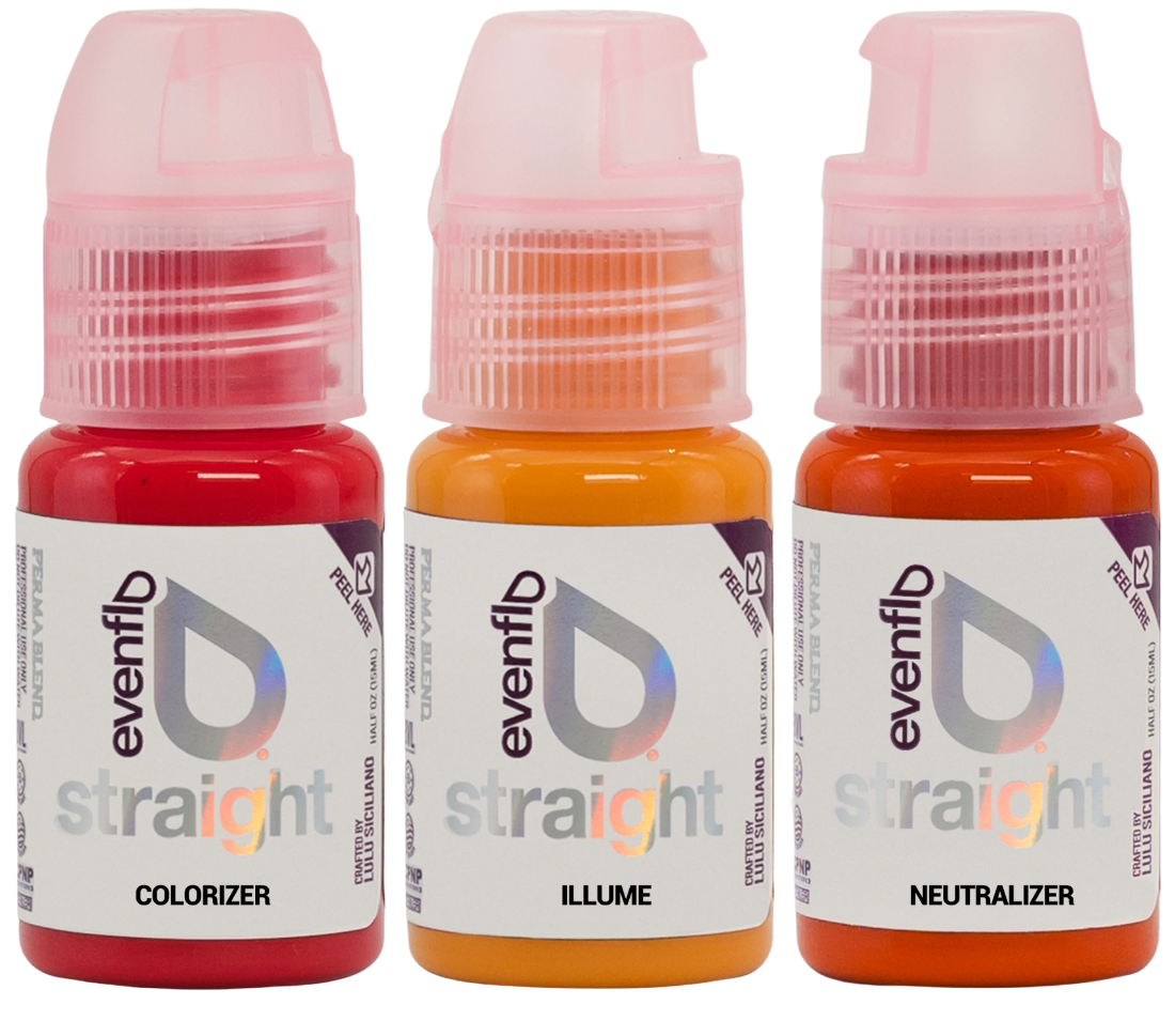 EVENFLO STRAIGHT - LIP COLOR CORRECTION NEUTRALIZER SET – Reyes Tattoo ...